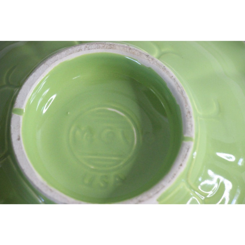 Vintage Mccoy Lime Green Small Pitcher Bowl Basin Made in USA - Etsy