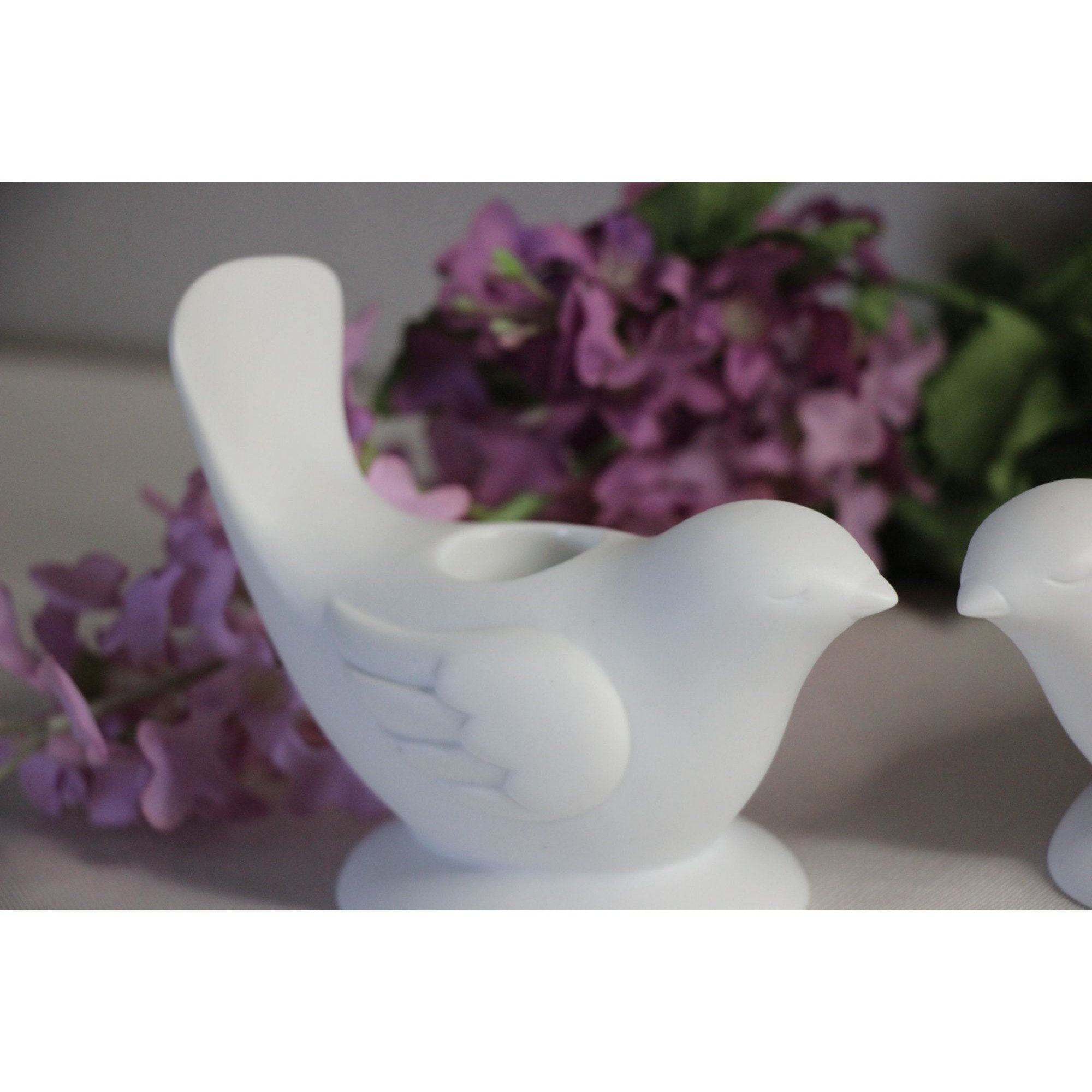 Vintage Pair Avon White Dove Candle Holders Birds - Etsy