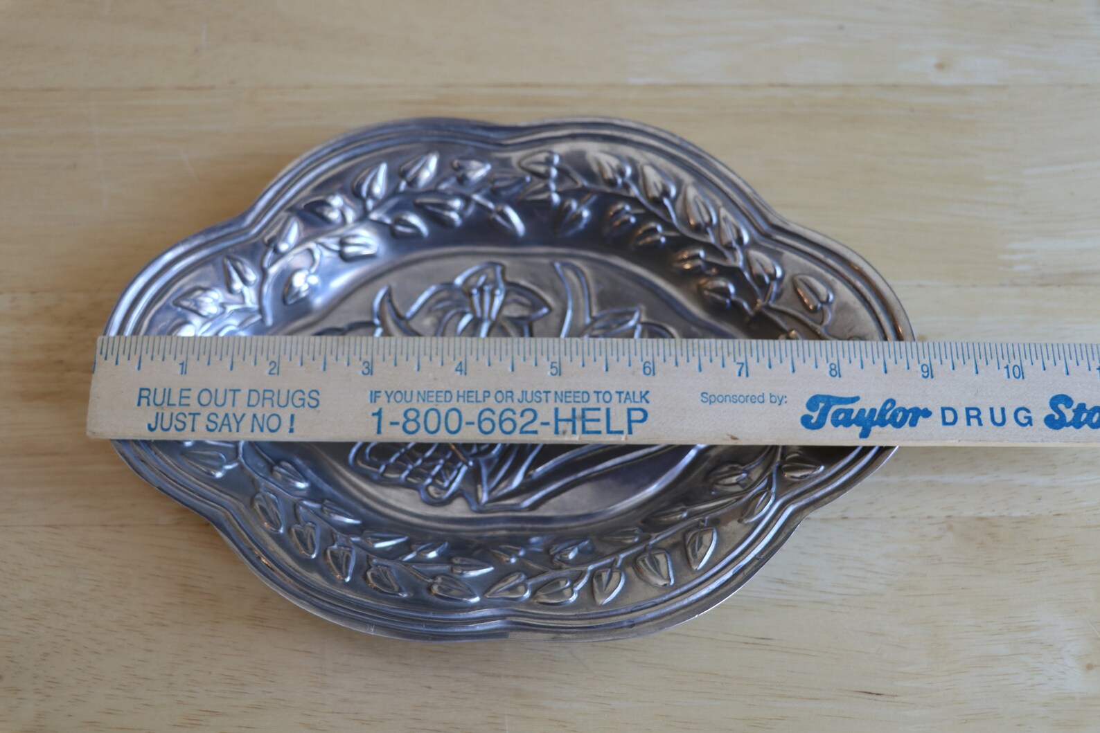 Vintage Lenox Silver Plated Oval Tray Butterfly Floral Flower - Etsy