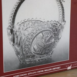 Vintage Hofbauer West Germany Crystal Byrds Collection Basket Vase ...