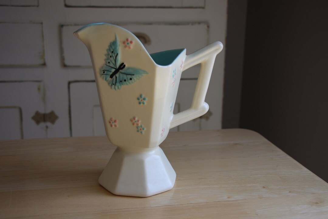 Vintage Hull Butterfly Pitcher See Description - Etsy