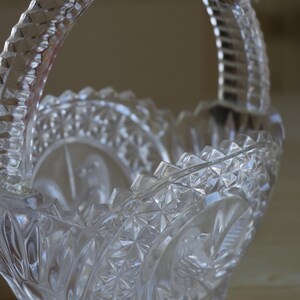 Vintage Hofbauer West Germany Crystal Byrds Collection Basket Vase ...