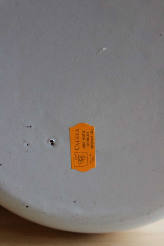 Cookware Pots & Pans Vintage Caleca Pottery Italy Hand Painted Bean Pot ...