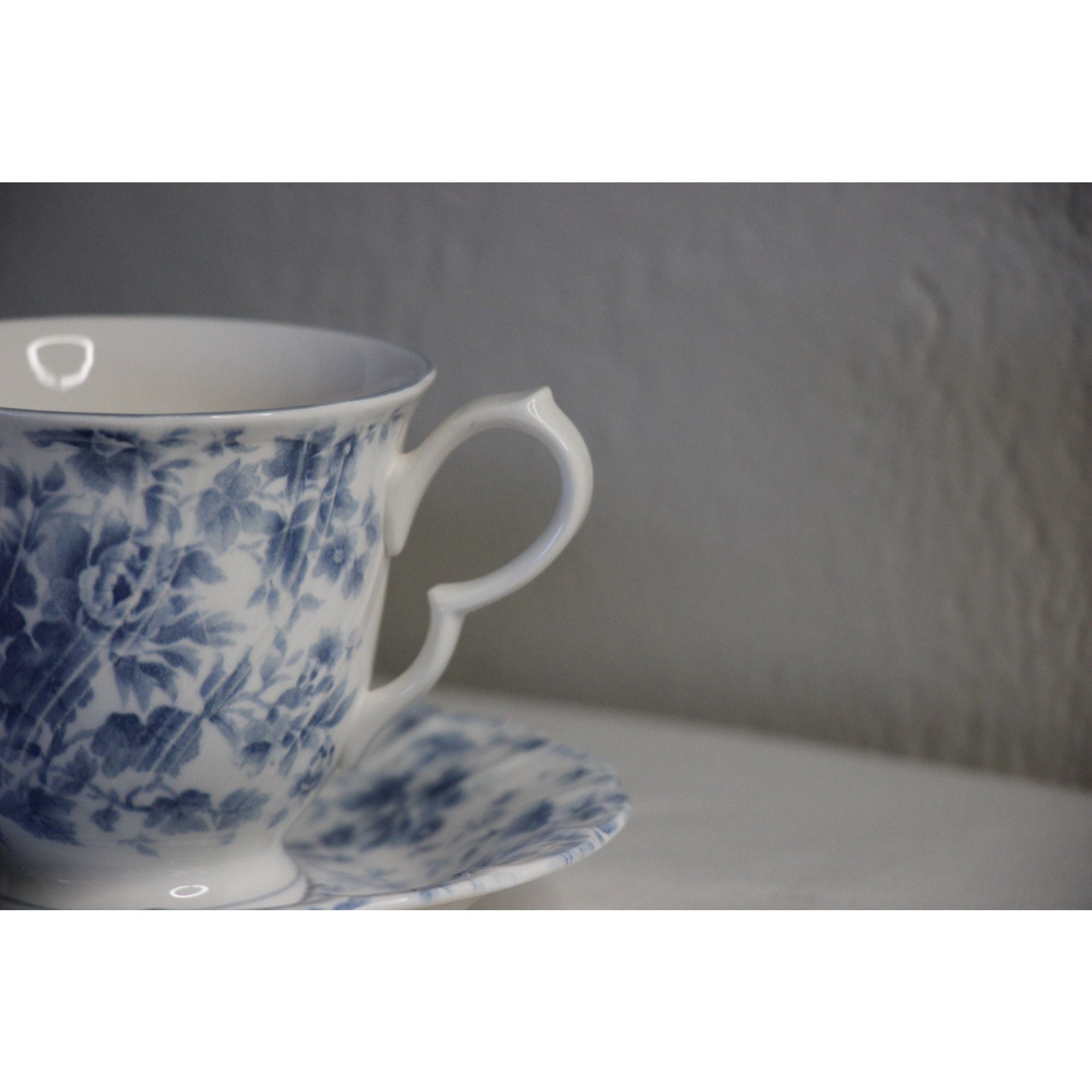 Vintage Nikko Tableware Tea Roses Blue Tea Cup W/ Saucer Japan - Etsy