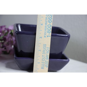 Vintage Pampered Chef Simple Additions Eggplant Purple Square Snack ...
