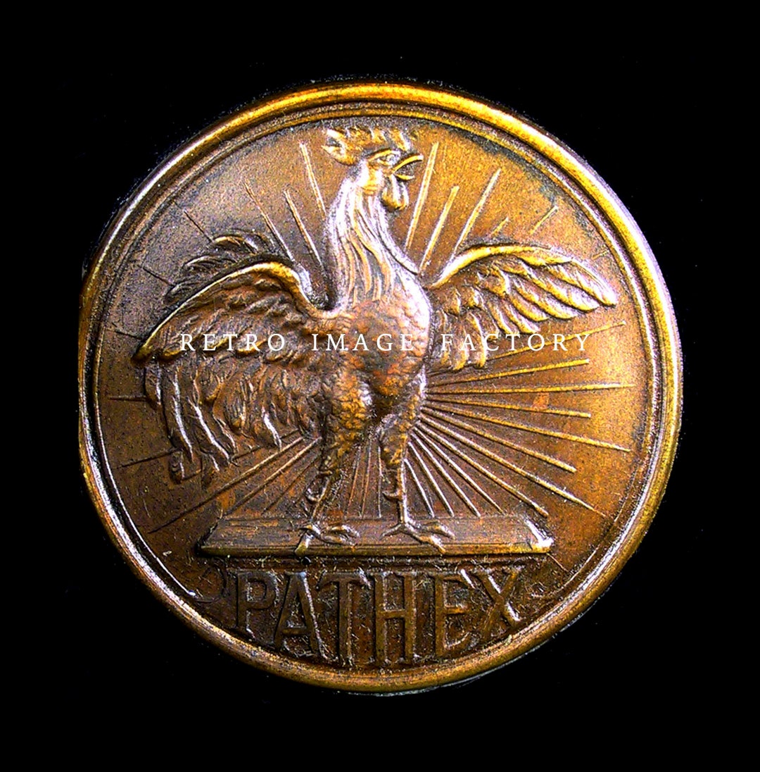 1910 Pathe Pathex Crowing Rooster Art Photograph Movie - Etsy