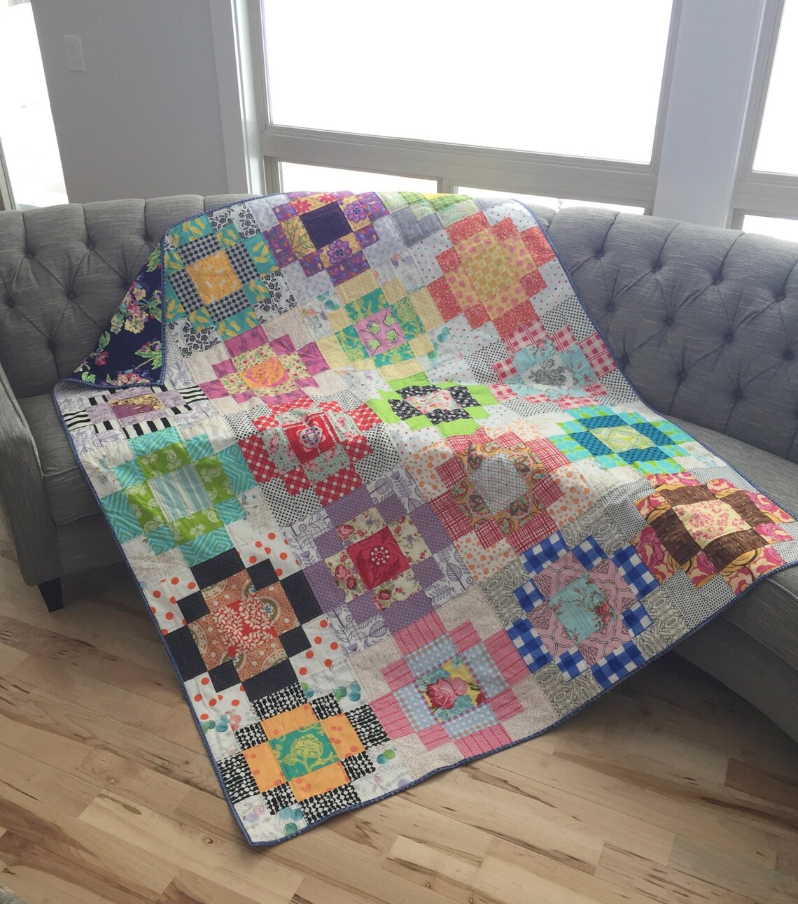 Square One Quilt Pattern Instant PDF Download Patchwork Quilt Sewing ...