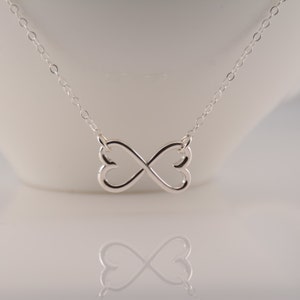 Infinity Heart Necklace. Sterling Silver Infinity Heart Necklace ...