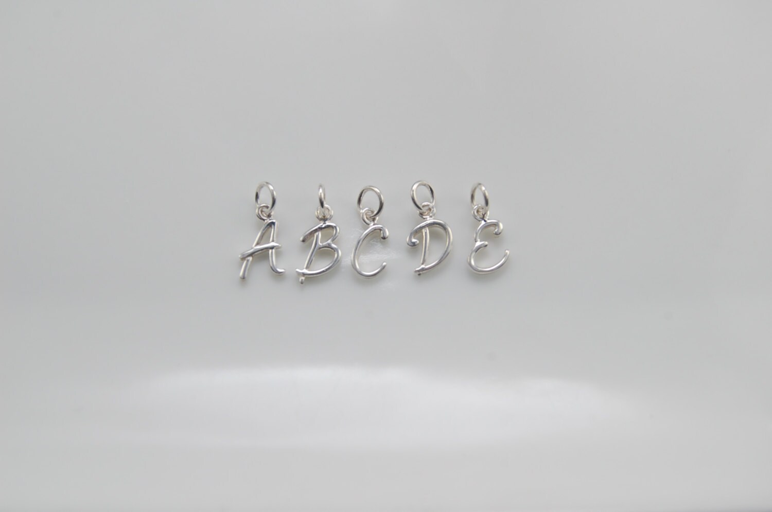Sterling Silver Initial Charm Personalized Charm for - Etsy