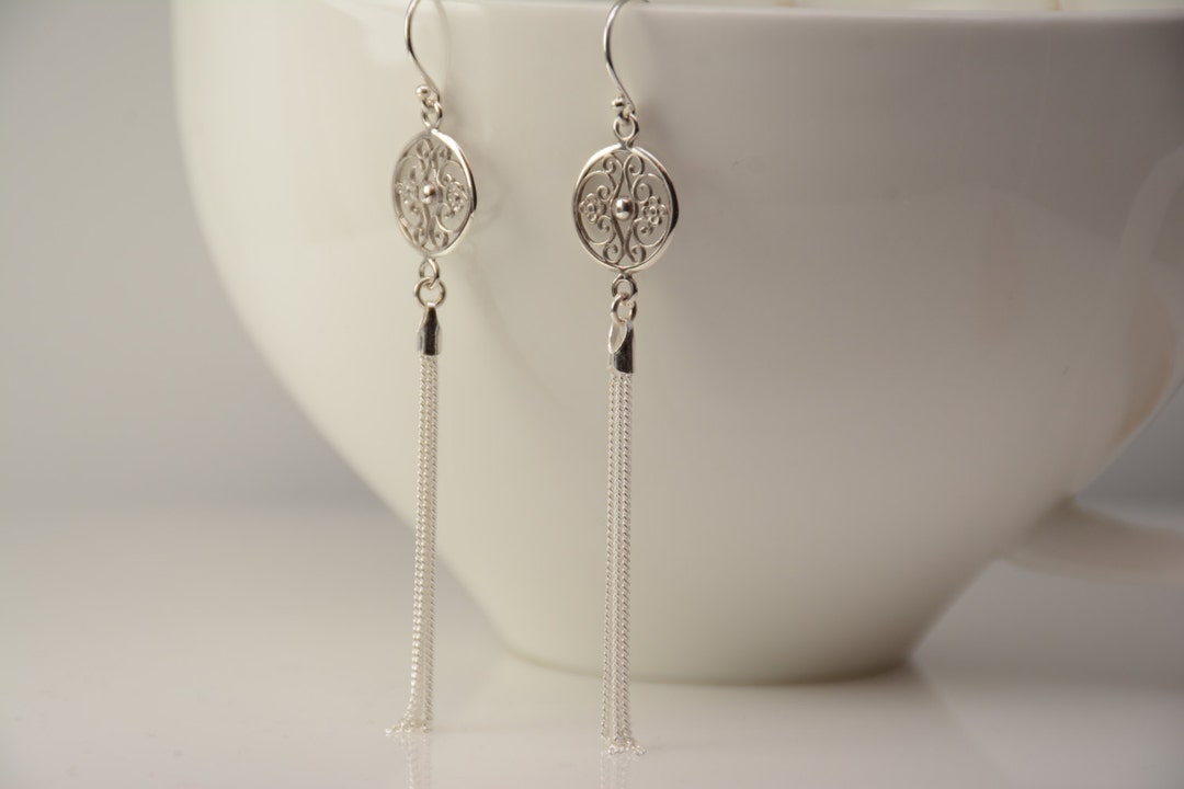 Tassel Earrings. Tassel Jewelry. - Etsy