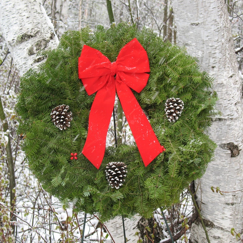 Winter 24 Inch Wreath - Etsy
