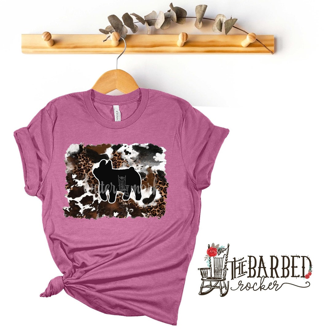 Pig Stockshow Cowhide Leopard, Women's, 4H, Show - Etsy