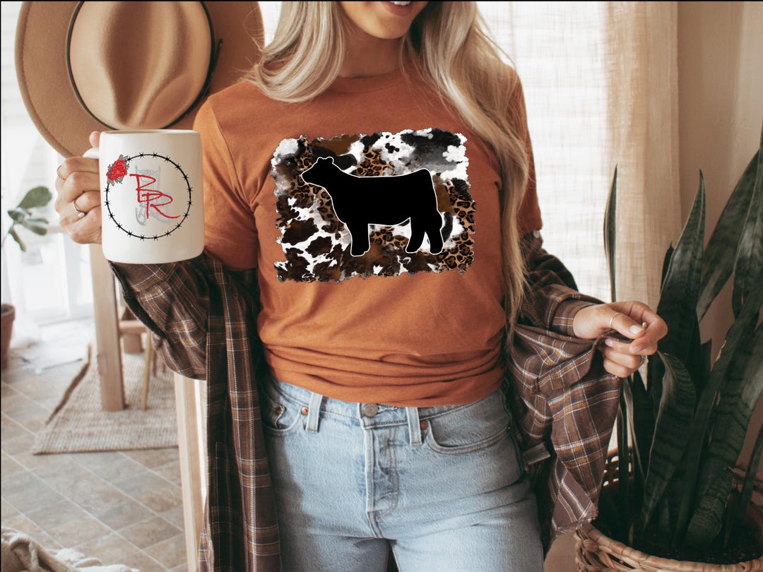 Stockshow Cowhide Heifer Shirt Women's, 4H - Etsy