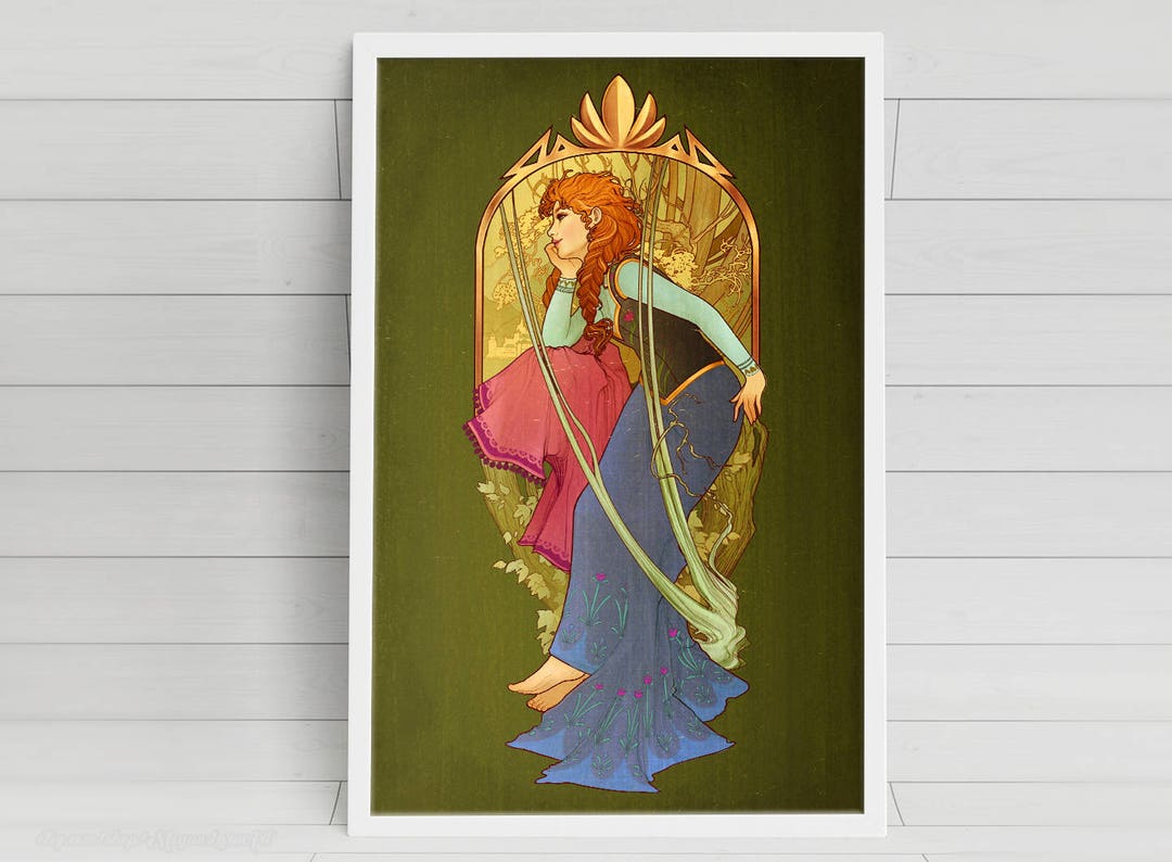 Anna of Frozen Poster Print - Etsy