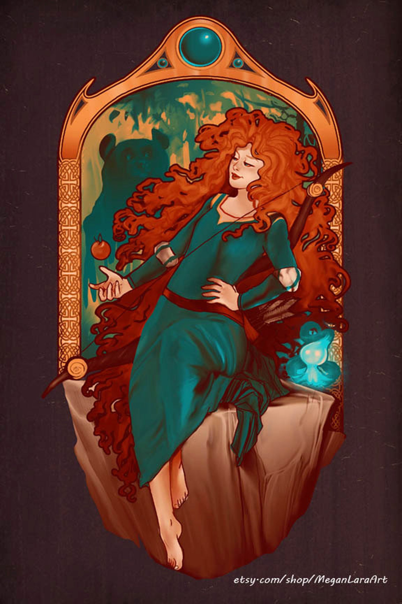 Merida of Brave Poster Print - Etsy