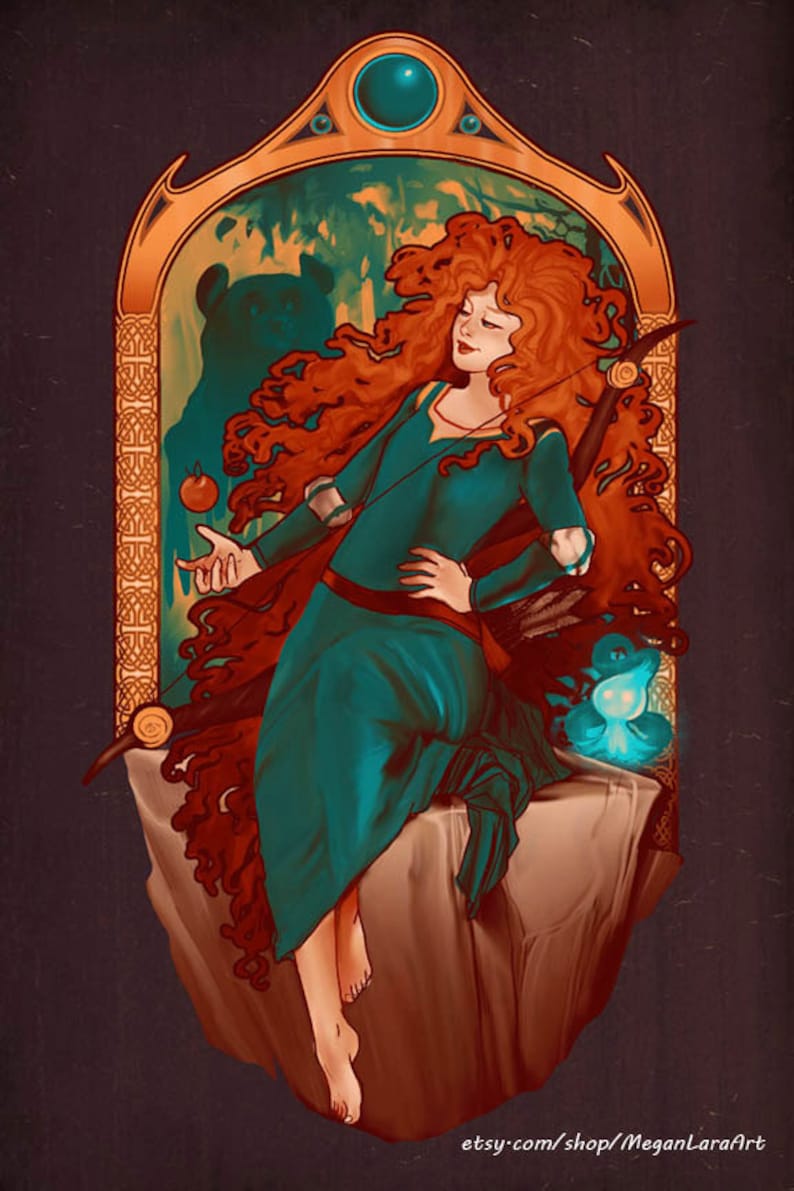 Merida of Brave Poster Print - Etsy