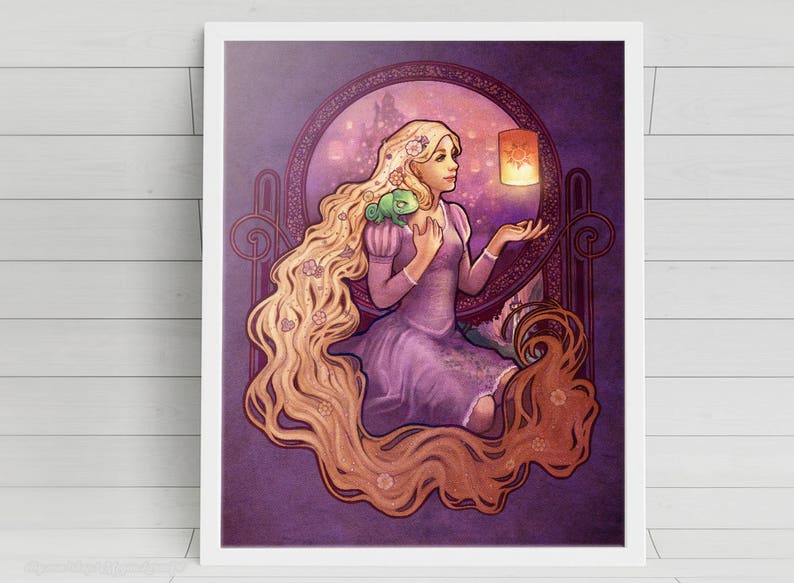Rapunzel Poster Print - Etsy