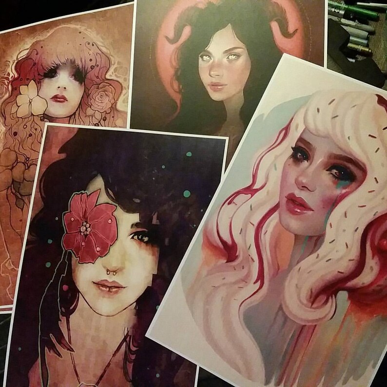 LAURA Signed Art Prints - Etsy