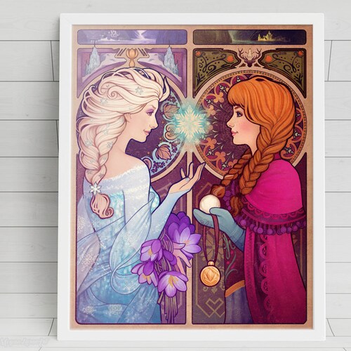 Elsa of Frozen Poster Print - Etsy