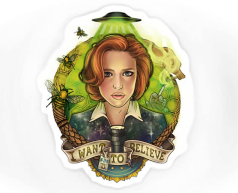 X-file's Scully Vinyl Sticker - Etsy