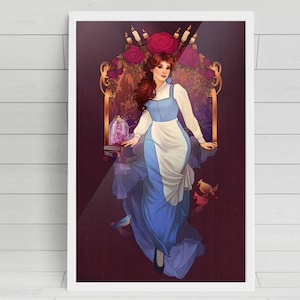 Belle of Beauty and the Beast Poster Print - Etsy