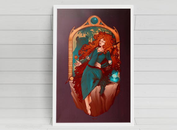 Merida of Brave Poster Print - Etsy