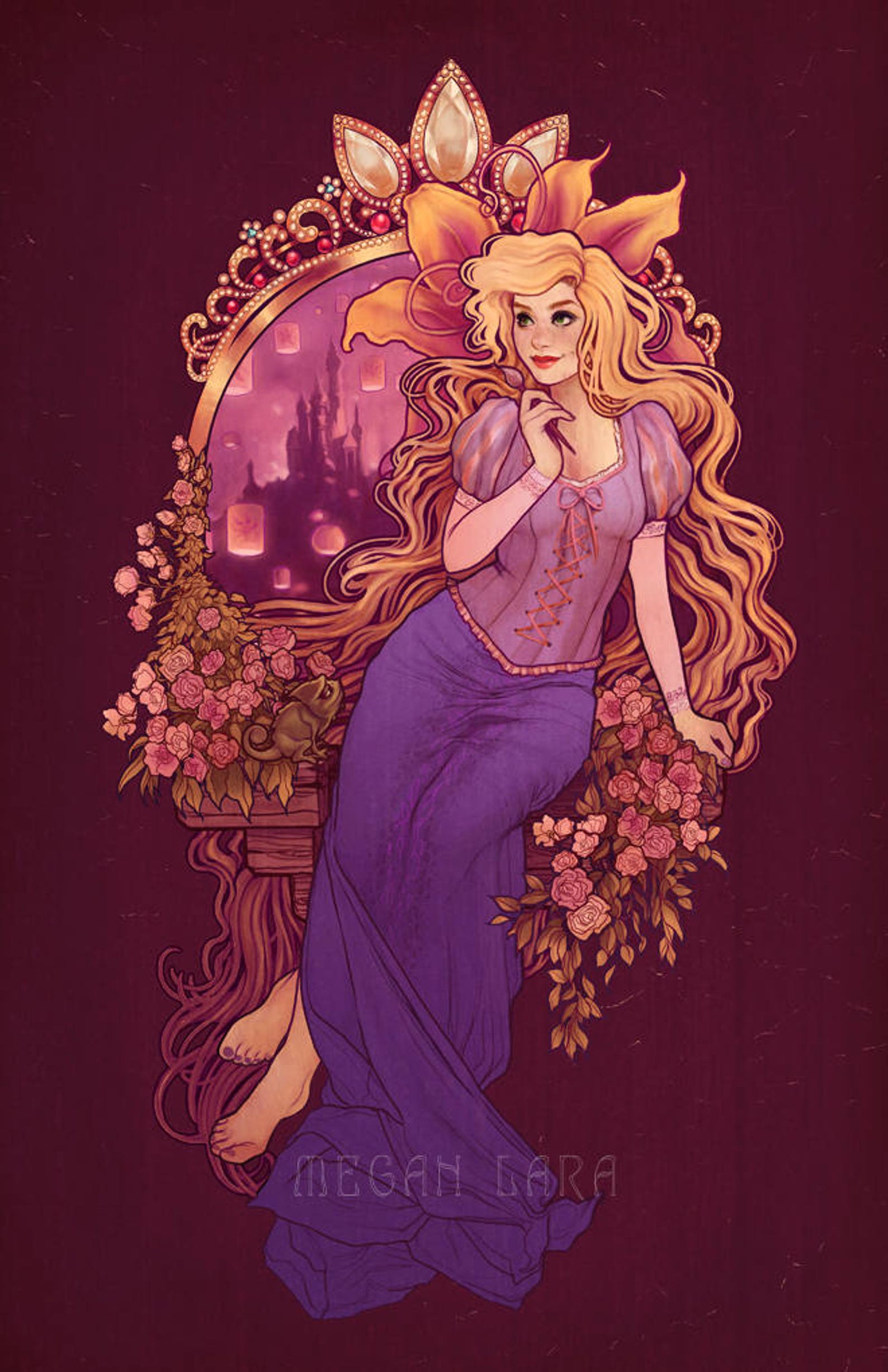 Rapunzel Poster Print - Etsy
