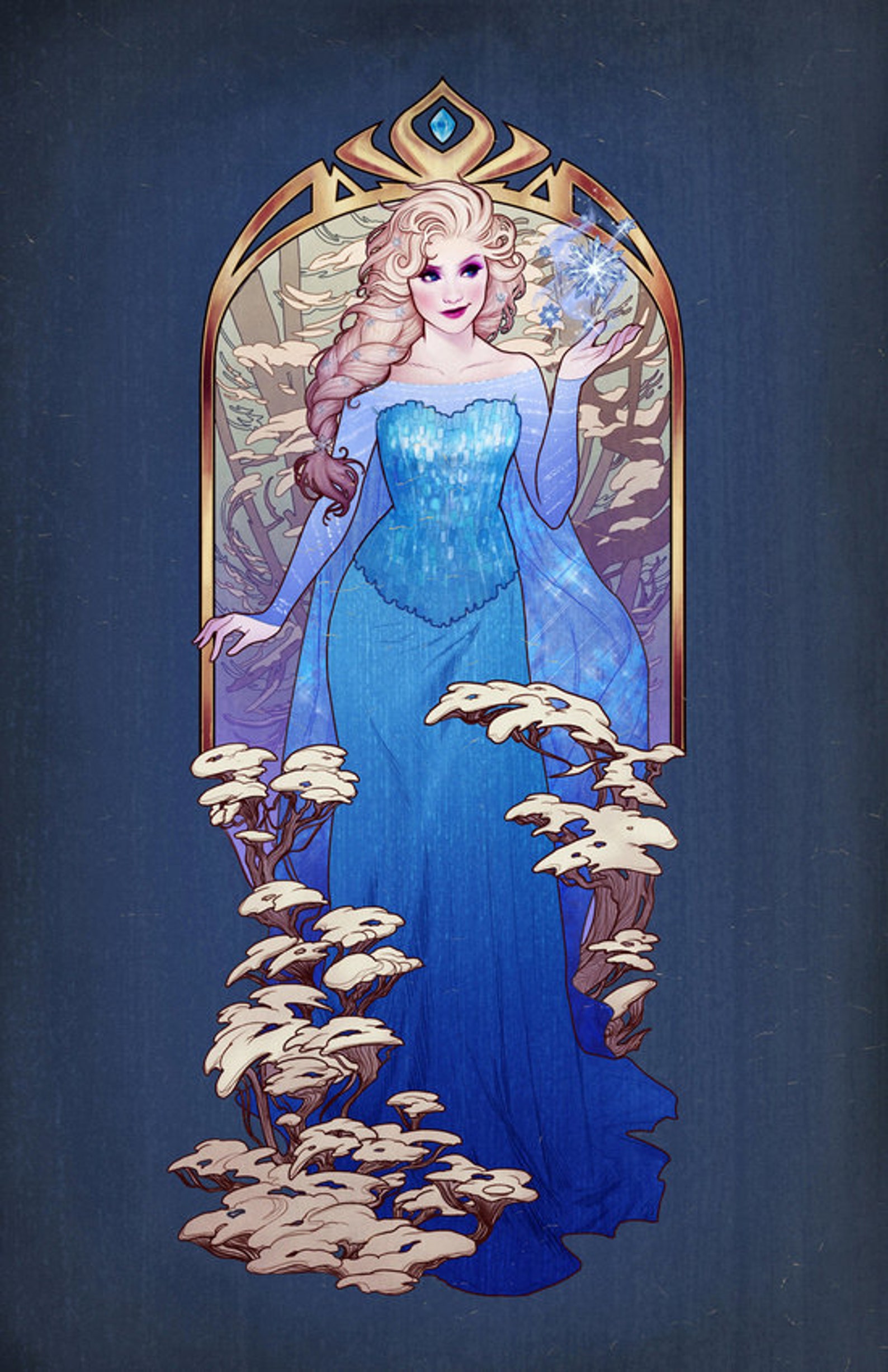 Elsa of Frozen Poster Print | Etsy