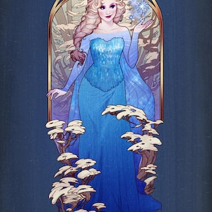 Elsa of Frozen Poster Print - Etsy