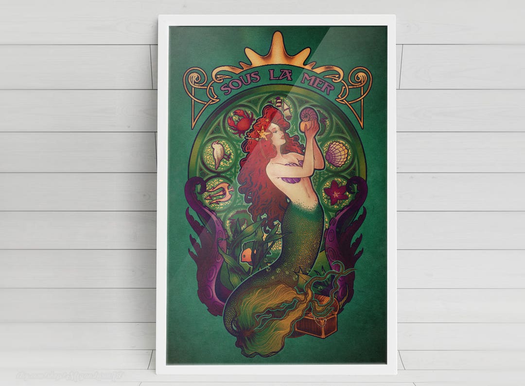 Ariel - Little Mermaid Poster Print - Etsy