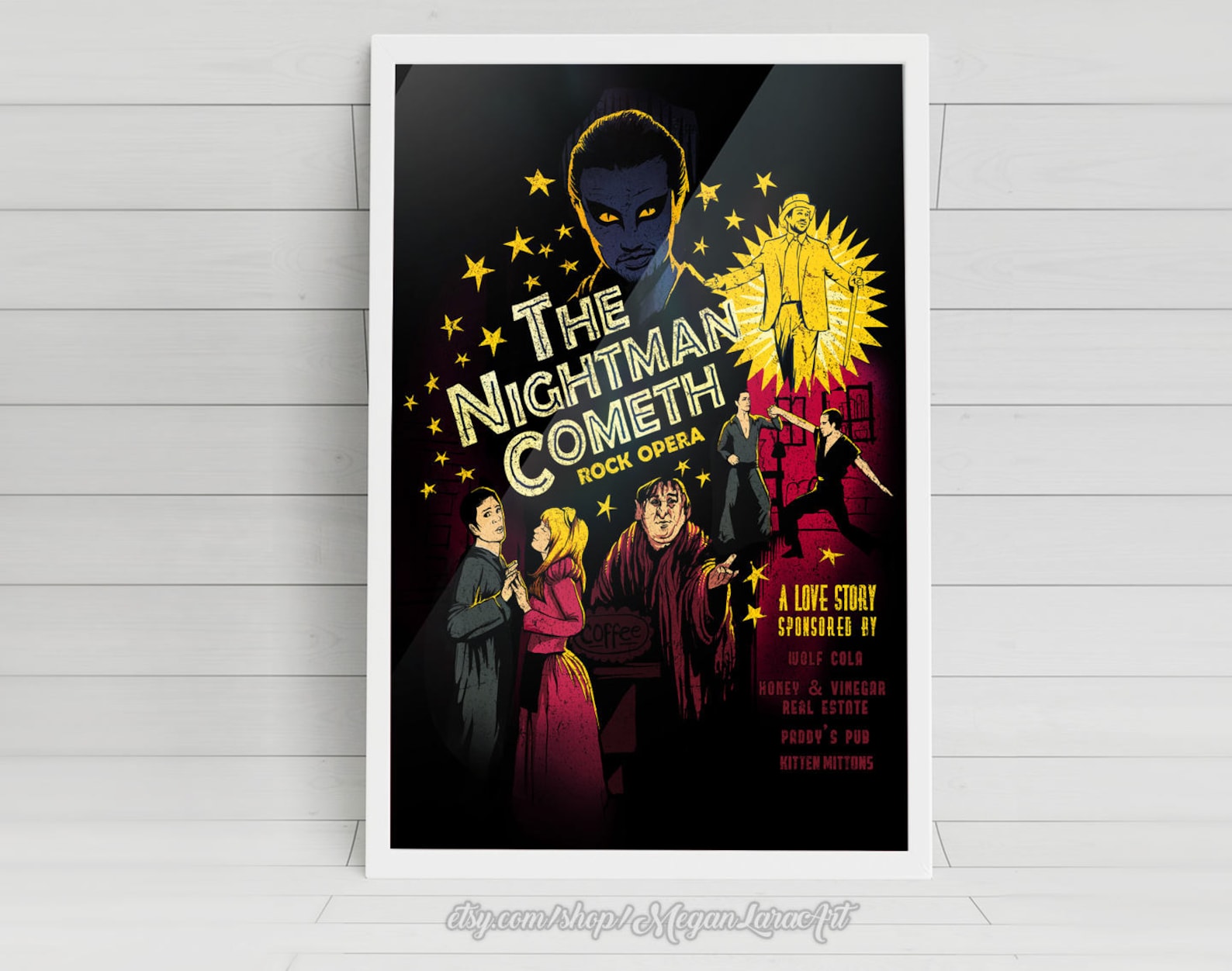 The Nightman Cometh Poster Print - Etsy