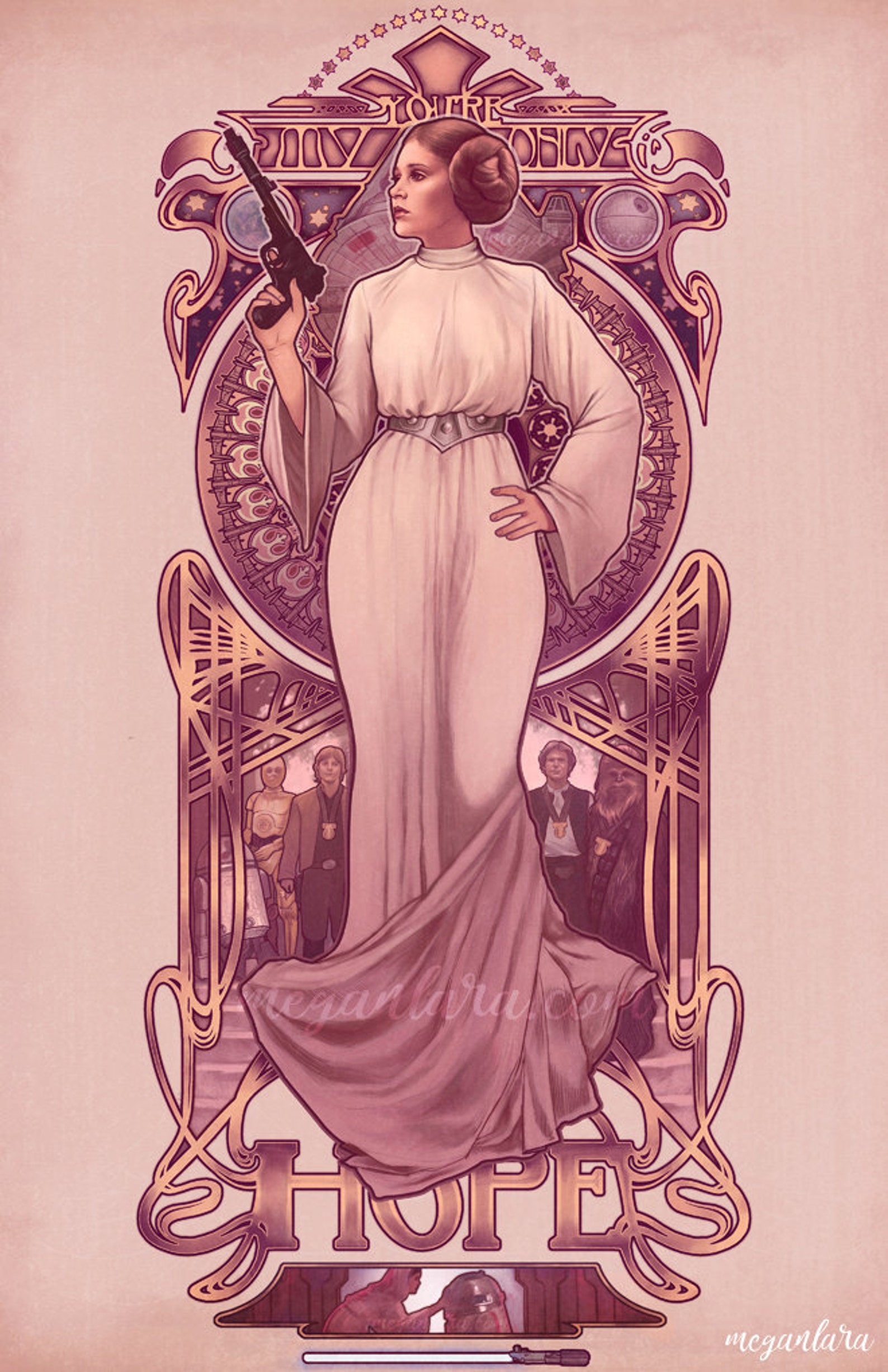 Princess Leia Poster Print - Etsy