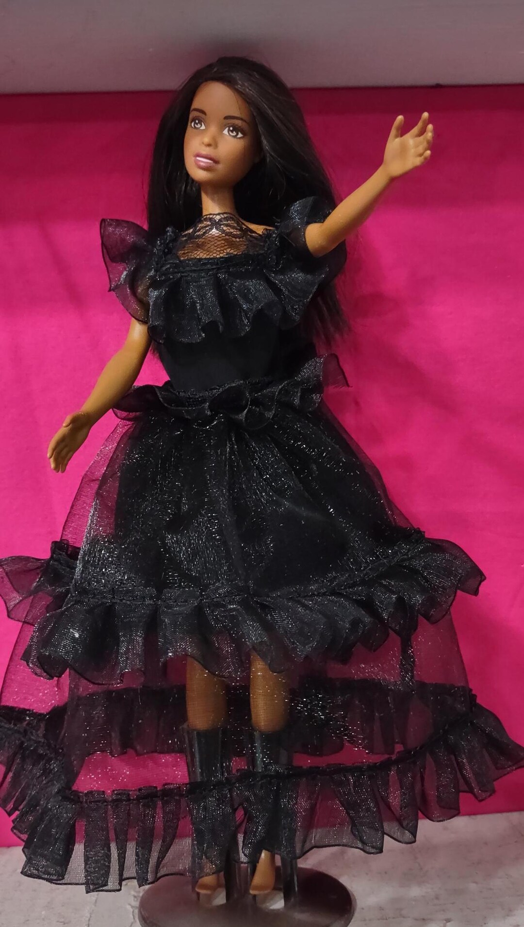 Back to Black/goth Dresses and Outfits for 11.5" Fashion Dolls - Etsy