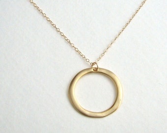 Small Circle Pendant - Etsy