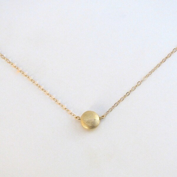 Simple Gold Necklace - Etsy