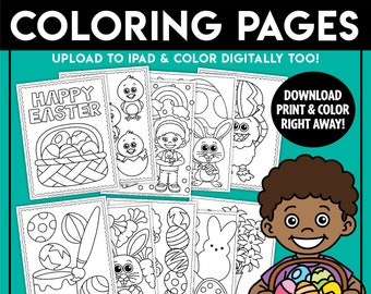 Instant Digital Download PDF or JPEG Coloring Page for - Etsy