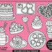 Valentine's Day Foods Clipart Set zip-a-dee-doo-dah - Etsy
