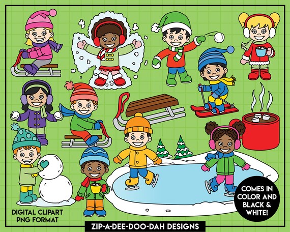Snowy Day Clipart