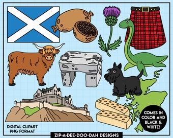 China Icons Clipart Set zip-a-dee-doo-dah Designs | Etsy