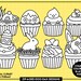 Easter Cupcakes Clipart Set zip-a-dee-doo-dah Designs - Etsy