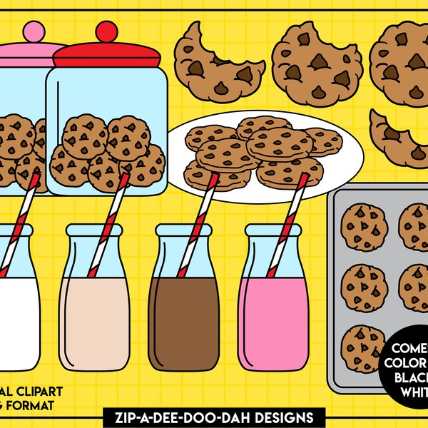 Cookies Clipart - Etsy