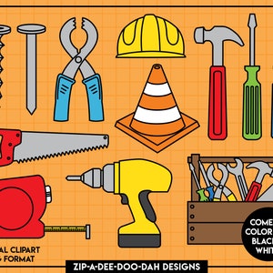 Tools Clipart Set zip-a-dee-doo-dah Designs - Etsy