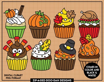 Winter Food Clipart Set zip-a-dee-doo-dah Designs | Etsy
