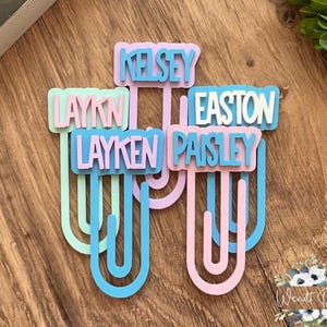Personalized Name Bookmark, Personalized Acrylic Bookmarks, Book Marker ...
