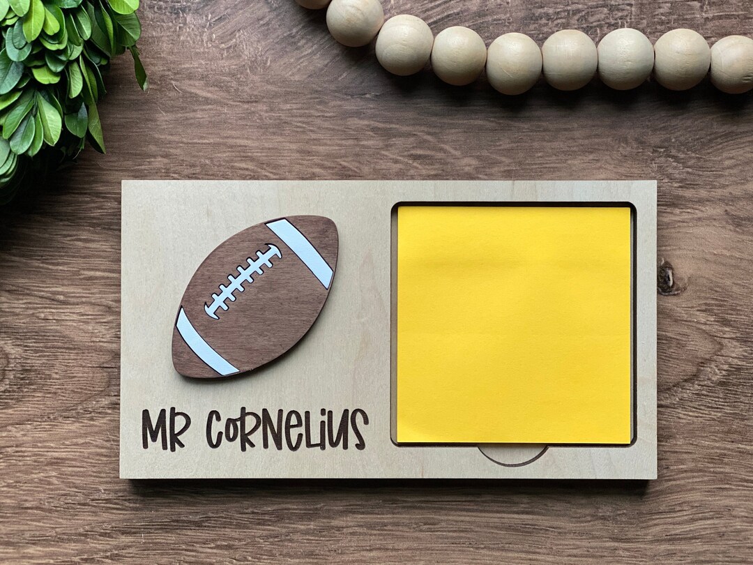 PE and Coach Sticky Note Holders, Personalized Sticky Note Holder ...