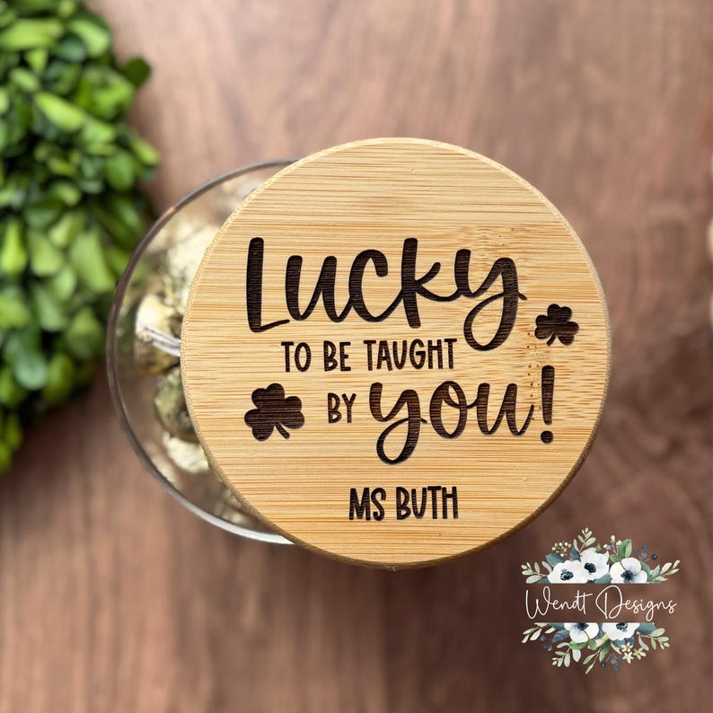 Teacher Appreciation Candy Jars and Desktop Organizer, Personalized ...