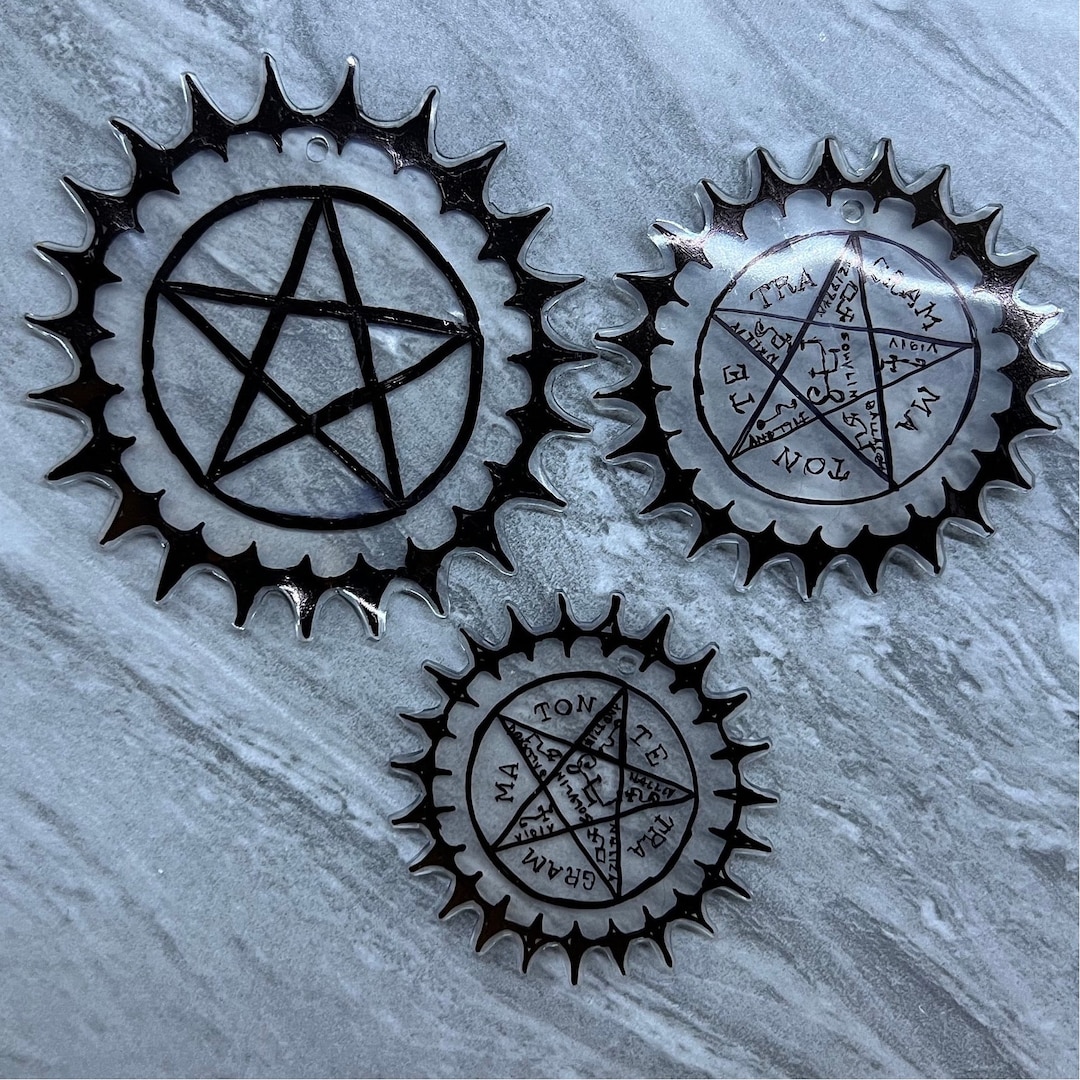 Black Butler Themed Contract Seal Ciel & Sebastian Deal Sigil Earrings ...