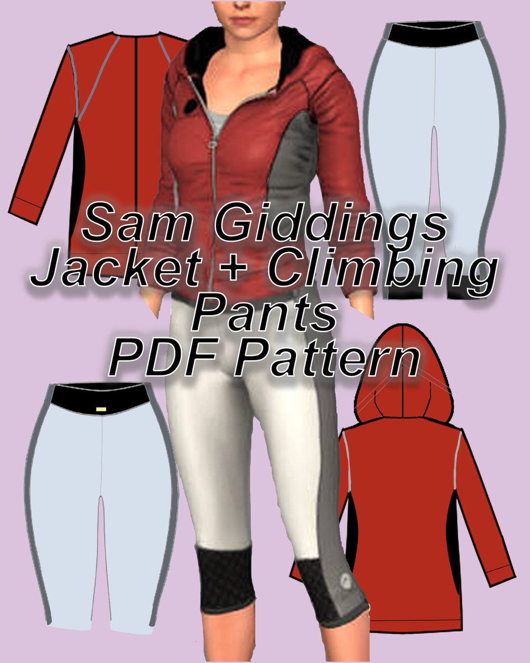 Sam Giddings Cosplay Pattern - Includes Jacket & Leggings/pants PDF Pattern || for Cosplay ...