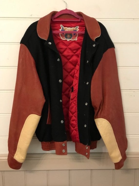 Rare Vintage Jeff Hamilton McDonald's Leather Jacket … - Gem