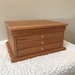 Handcrafted Cherry Jewelry Box 3 Drawers - Etsy